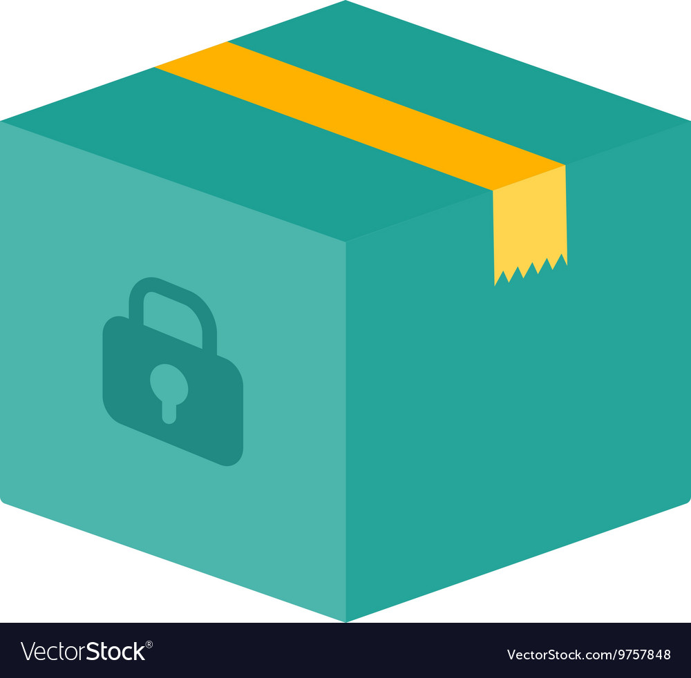 Secure package Royalty Free Vector Image - VectorStock