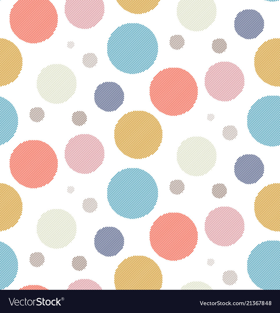 Simple pattern with circles Royalty Free Vector Image