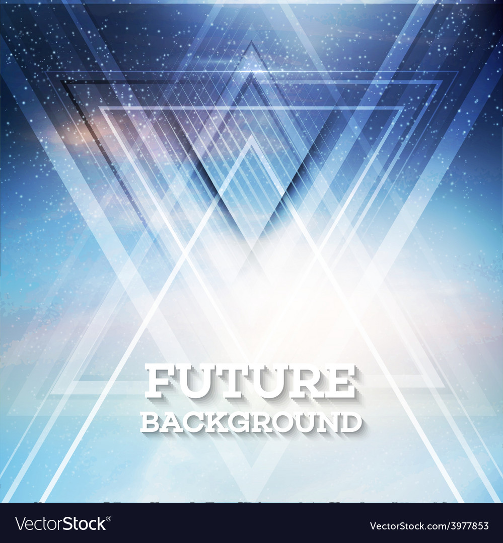 Abstract triangle future background Royalty Free Vector