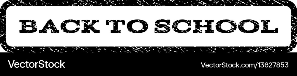 Back to school watermark stamp Royalty Free Vector Image