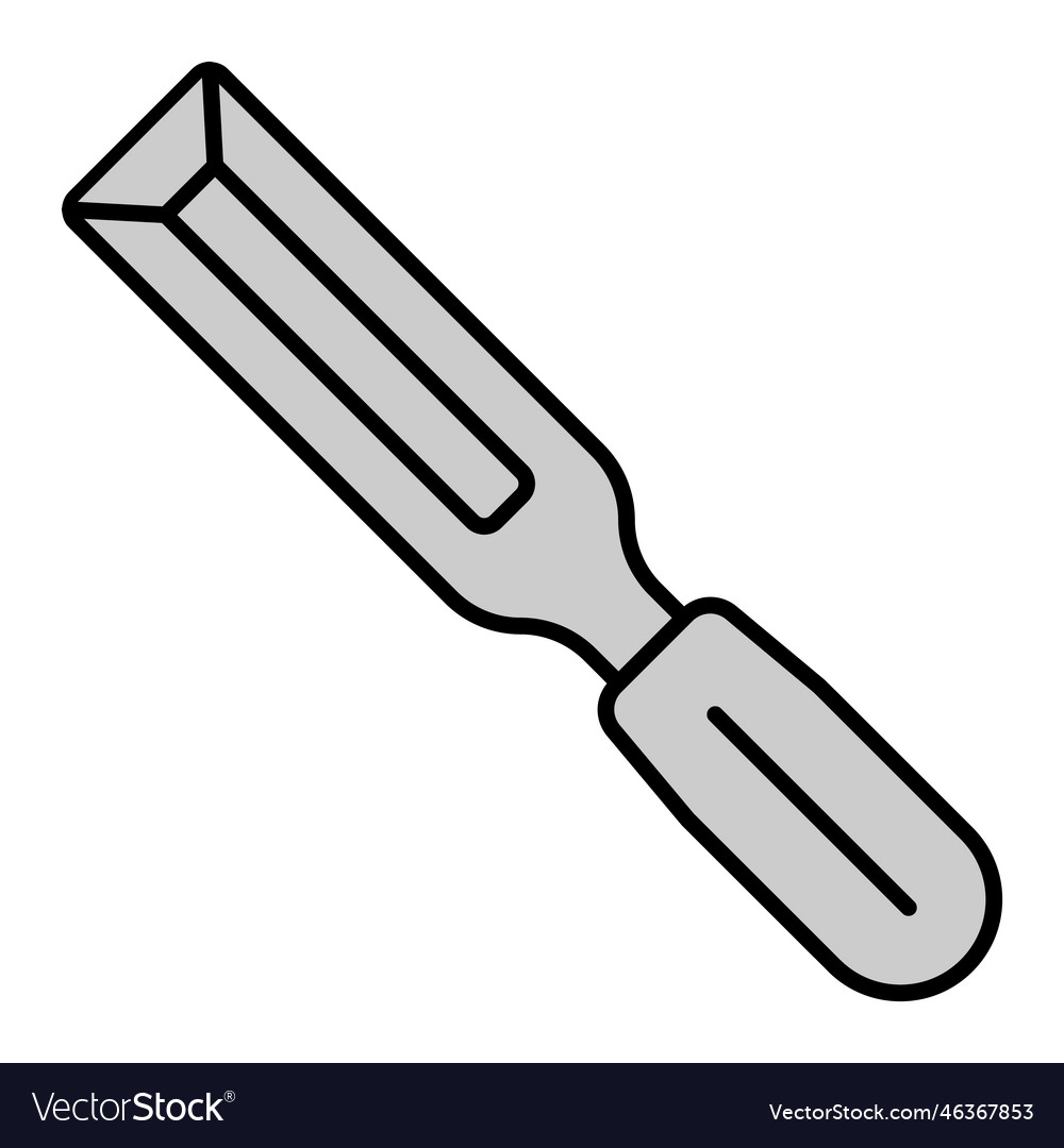 Carpentry chisel 2 Royalty Free Vector Image - VectorStock