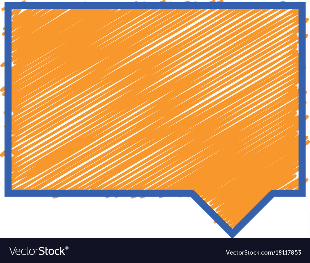 Color chat bubble notes text message Royalty Free Vector