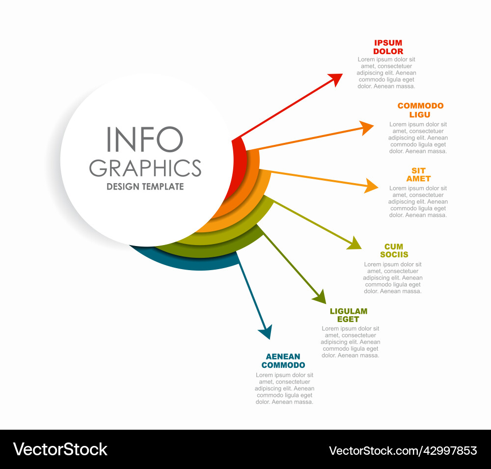 Infographic design template with place for your Vector Image