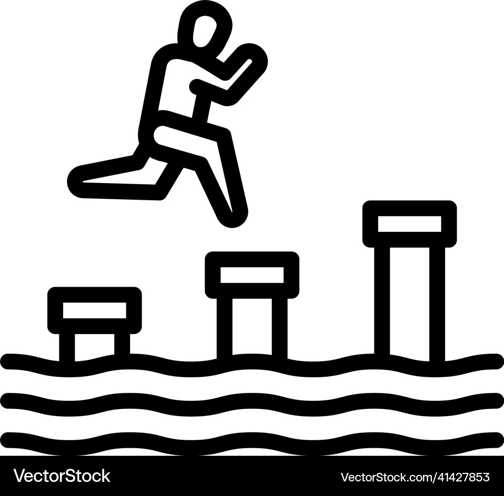 Jumping Royalty Free Vector Image - VectorStock