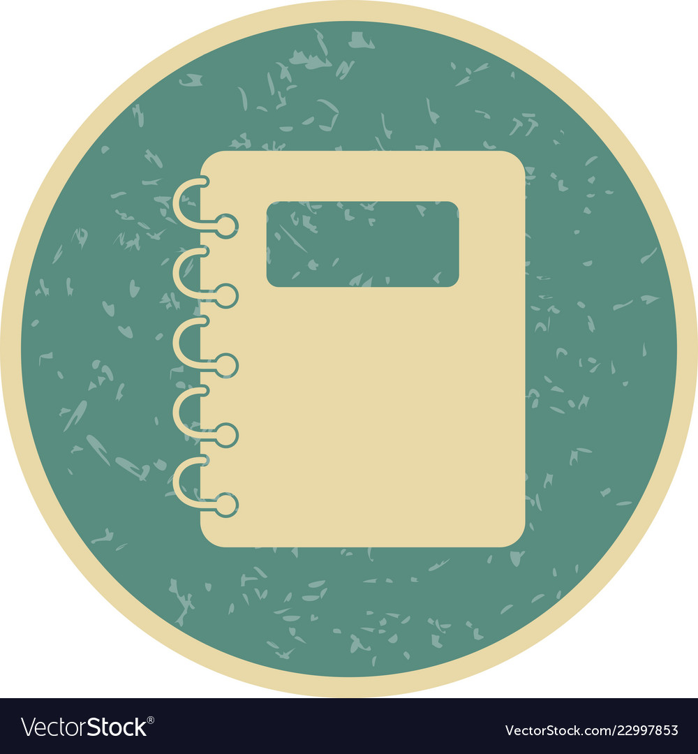 Notepad icon Royalty Free Vector Image - VectorStock