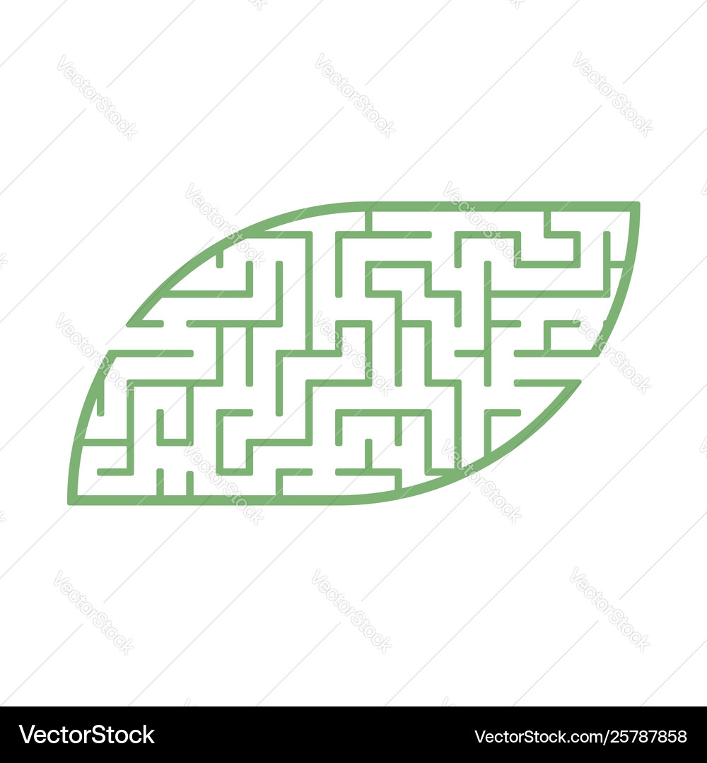 Abstract labyrinth game for kids puzzle Royalty Free Vector