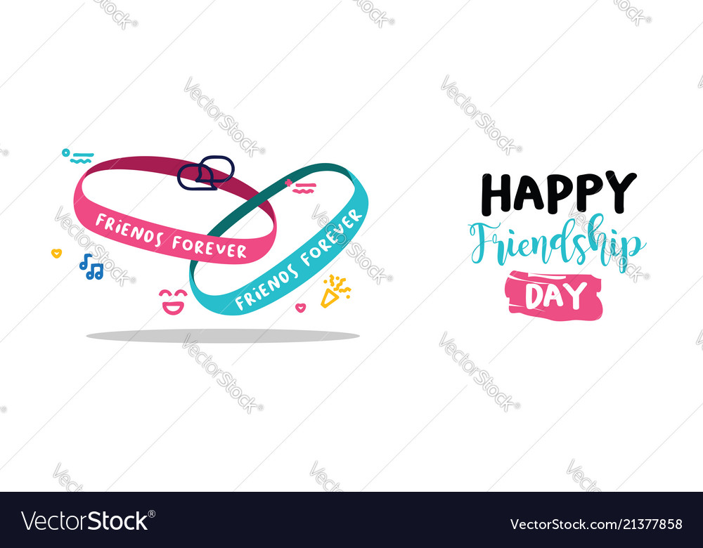 Friendship day friends forever bracelet web banner