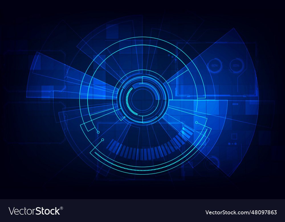 Digital abstract technology background Royalty Free Vector