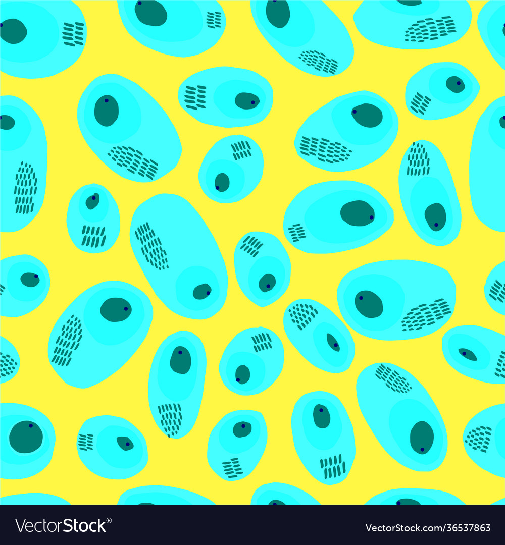 Simple oval pattern dots strokes spots Royalty Free Vector