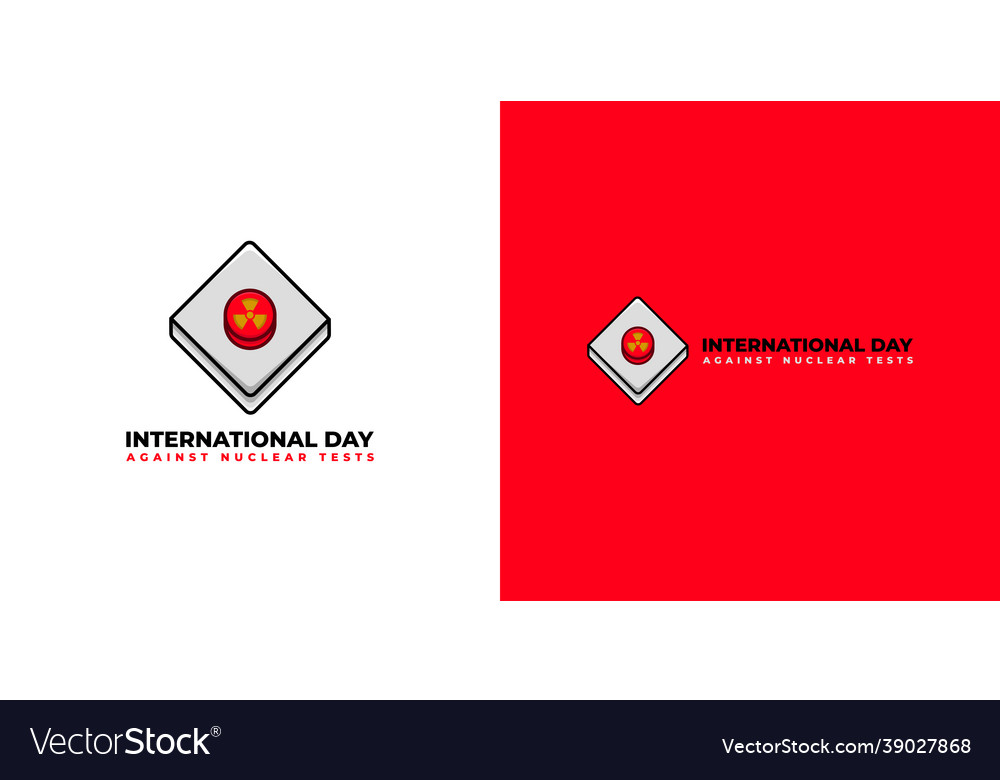 International day against nuclear tests Royalty Free Vector International day against nuclear tests Royalty Free Vector