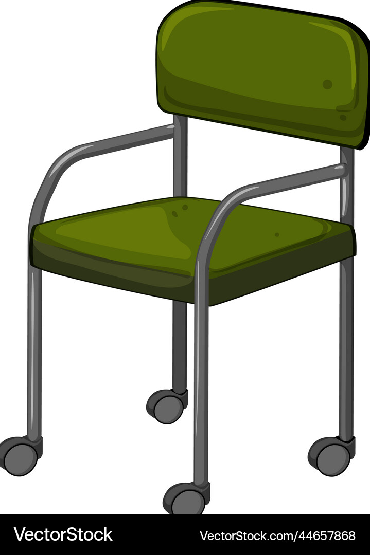 Modern office chair cartoon Royalty Free Vector Image