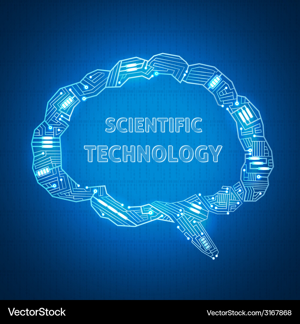 Scientific background Royalty Free Vector Image