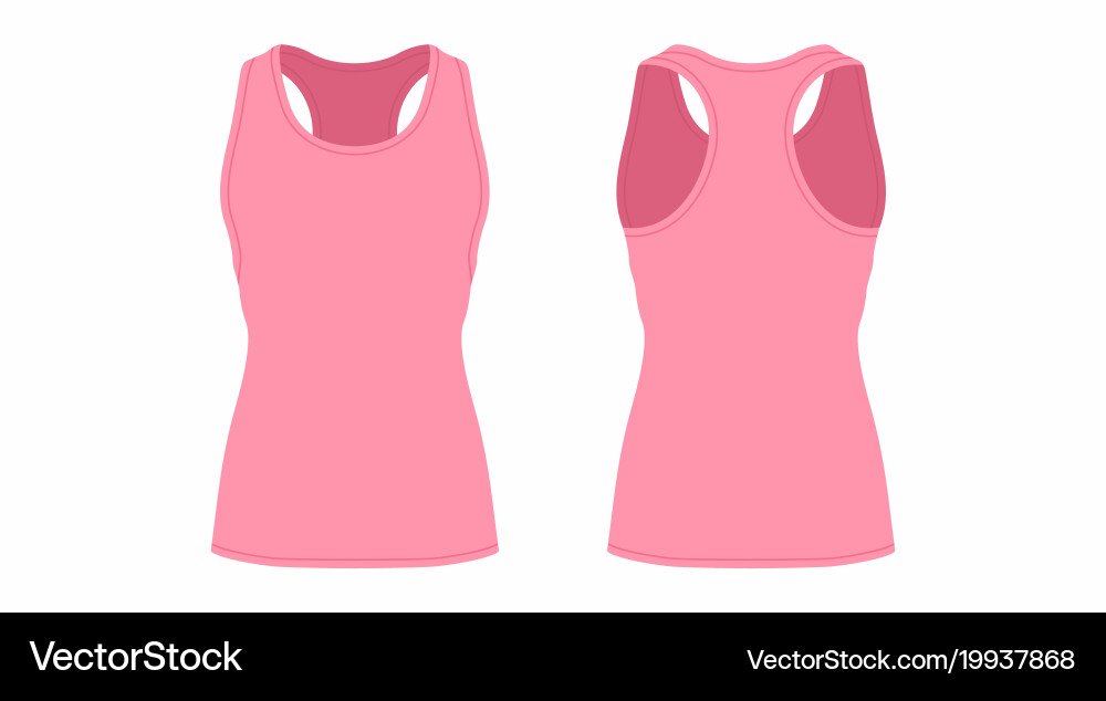 Womens red t shirt Royalty Free Vector Image - VectorStock