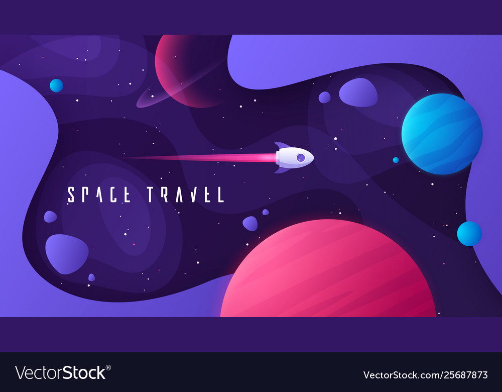 On topic outer space Royalty Free Vector Image