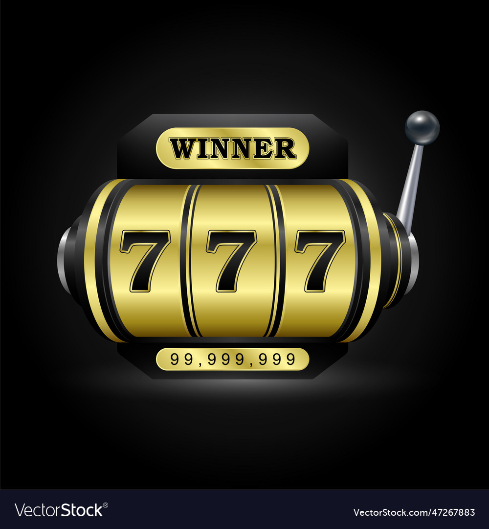 Casino or slot machine 3d isolated Royalty Free Vector Image