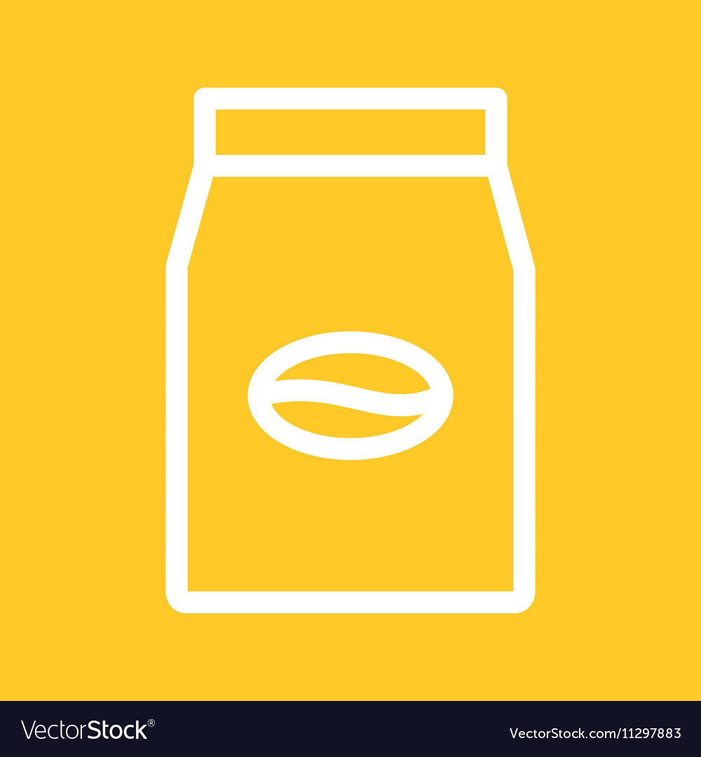 Coffee packets Royalty Free Vector Image - VectorStock