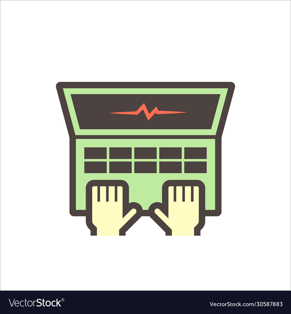 Electronics Technician Icon Royalty Free Vector Image