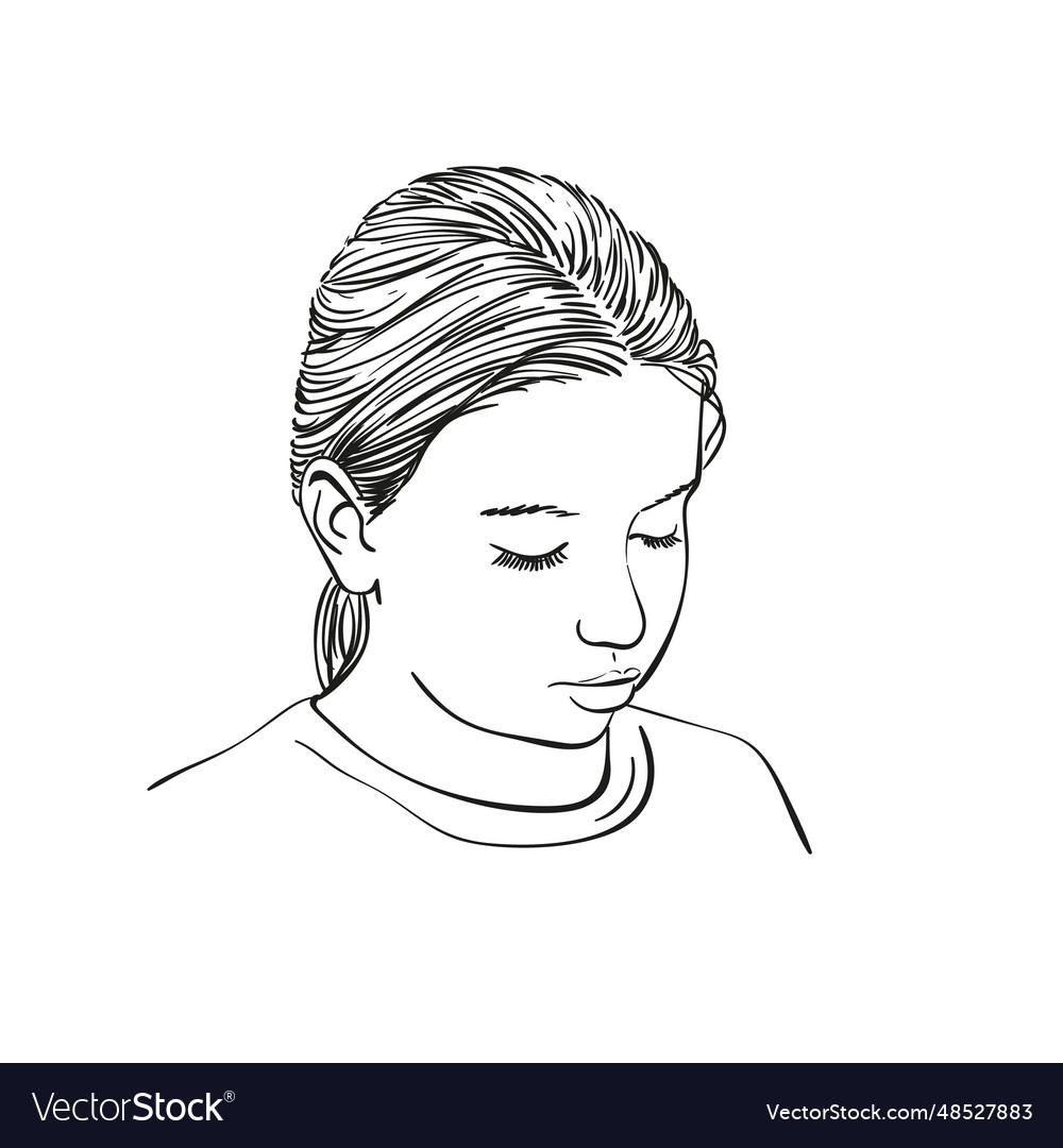 Girl Royalty Free Vector Image - VectorStock Girl Royalty Free Vector Image - VectorStock