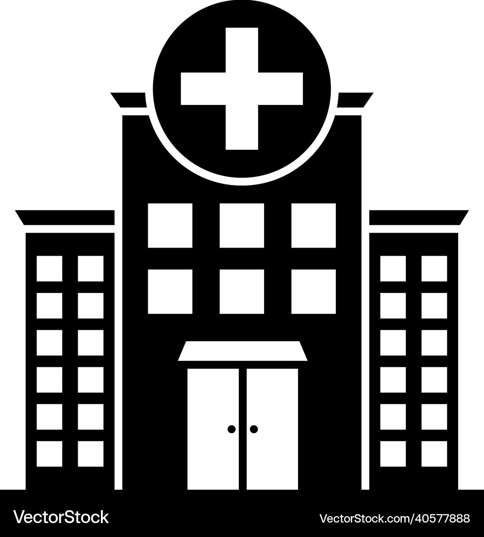 Hospital icon design template isolated Royalty Free Vector