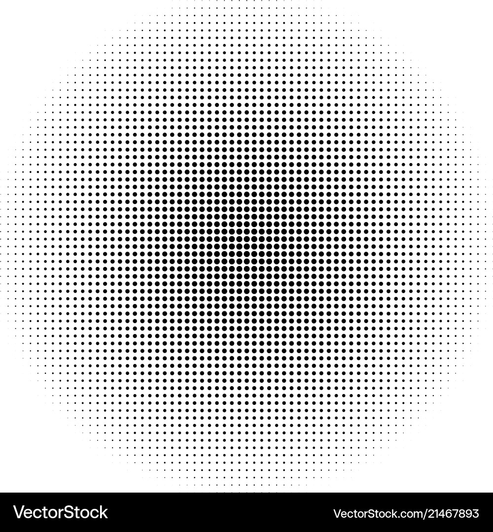 Black circle consisting of small circles Vector Image
