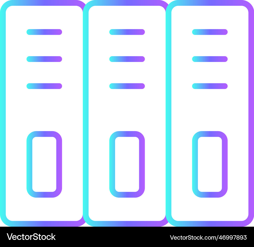 File folder business and office icon with blue Vector Image