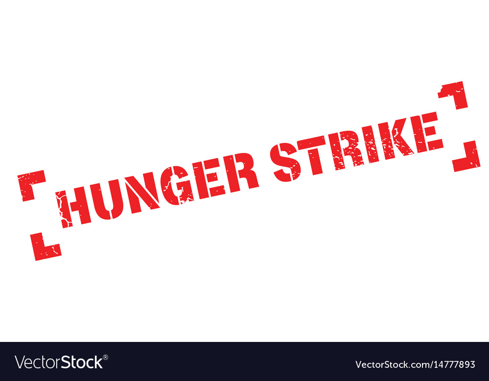 Hunger strike rubber stamp Royalty Free Vector Image Hunger strike rubber stamp Royalty Free Vector Image
