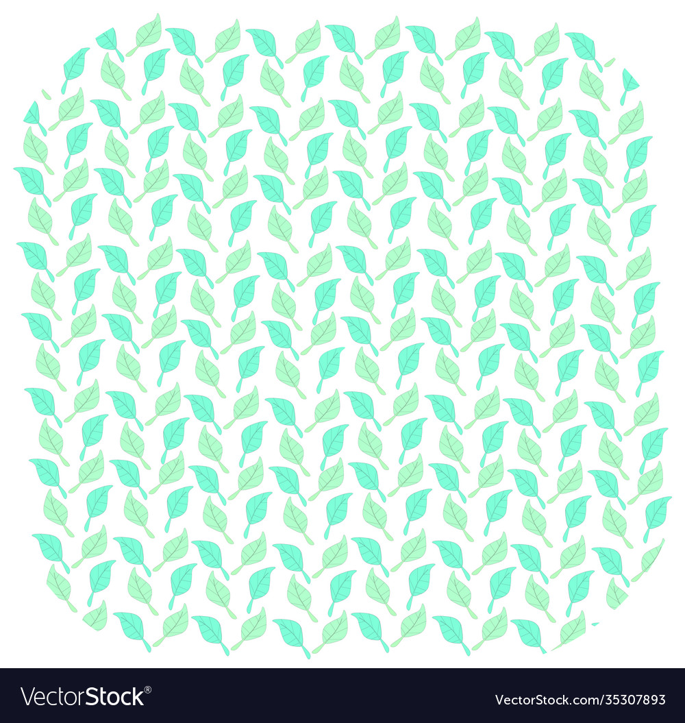Pattern leaves background Royalty Free Vector Image