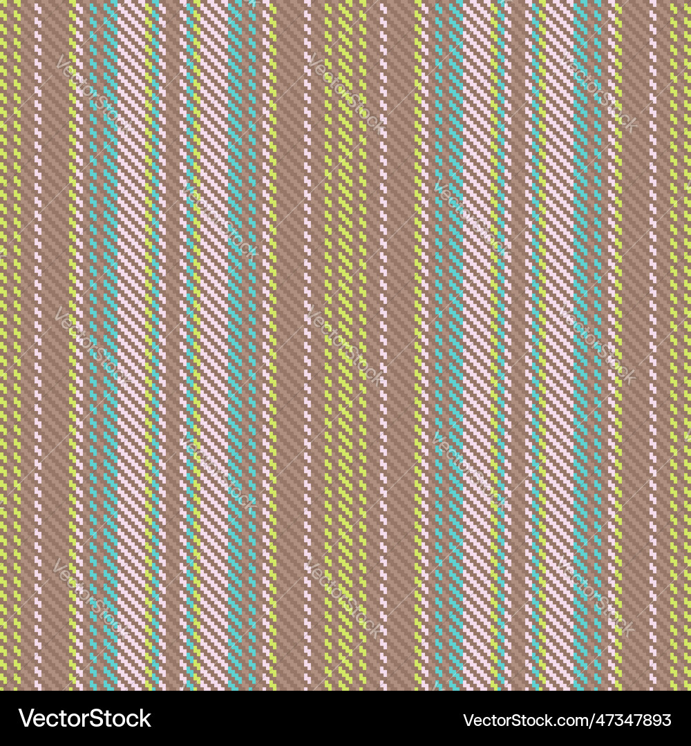 Seamless textile stripe of lines fabric Royalty Free Vector