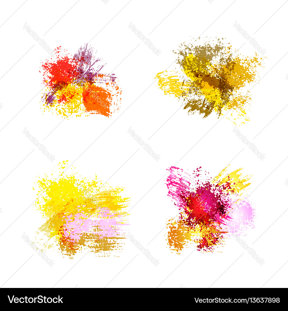Abstract watercolor spots Royalty Free Vector Image