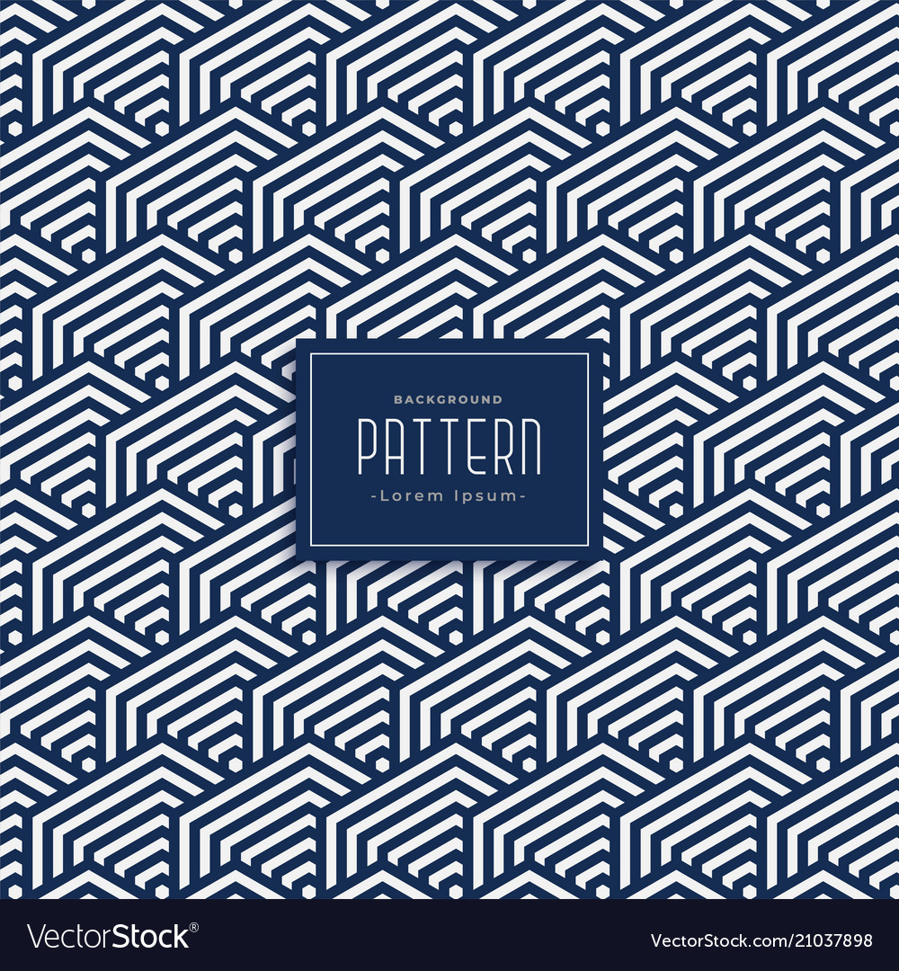 Geometric bold lines pattern background Royalty Free Vector