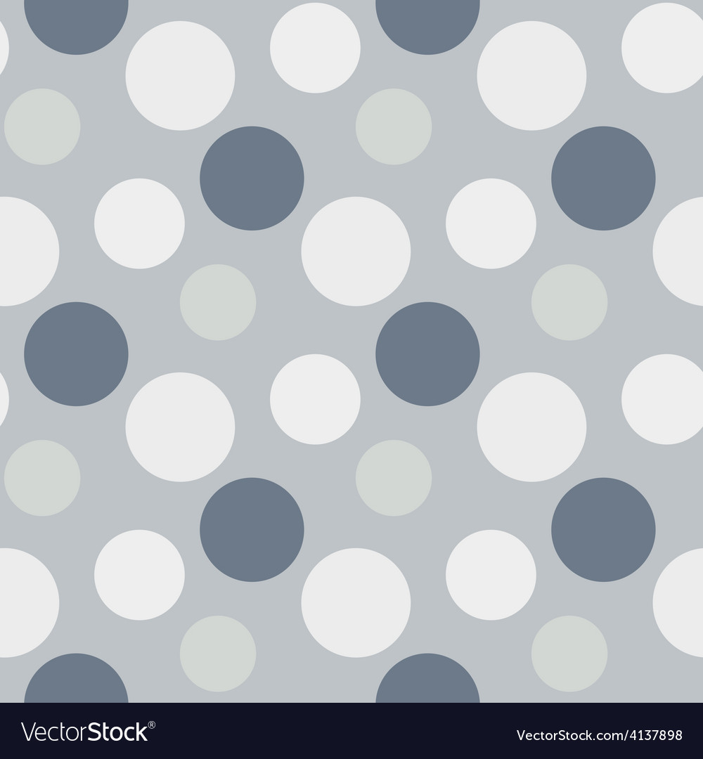 Pattern with green grey polka dots Royalty Free Vector Image