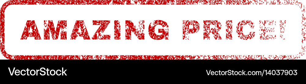 Amazing price exclamation rubber stamp Royalty Free Vector