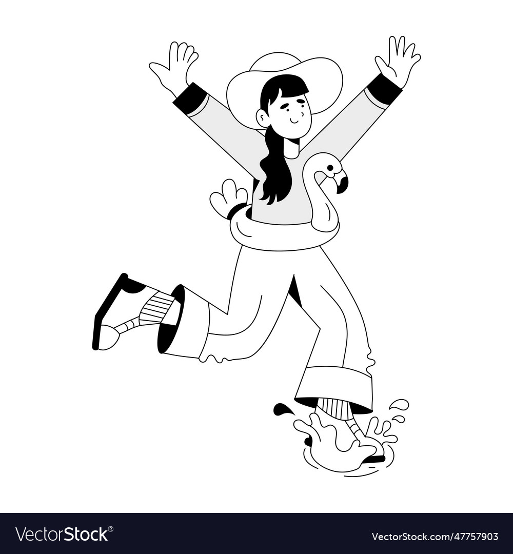 Pool fun Royalty Free Vector Image - VectorStock