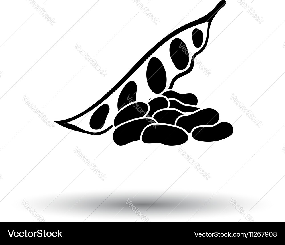 Beans icon Royalty Free Vector Image - VectorStock