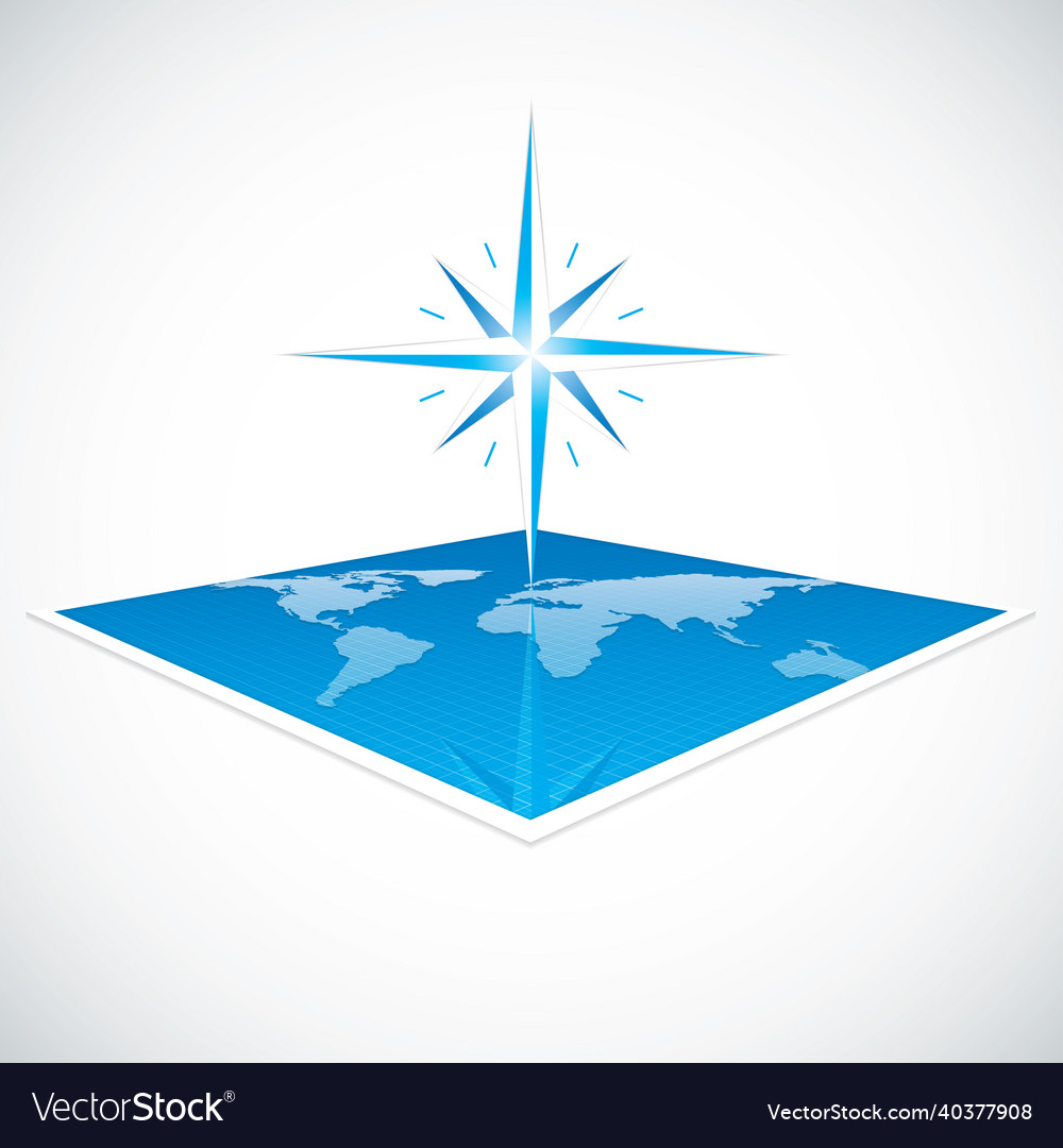 Compass Royalty Free Vector Image - VectorStock
