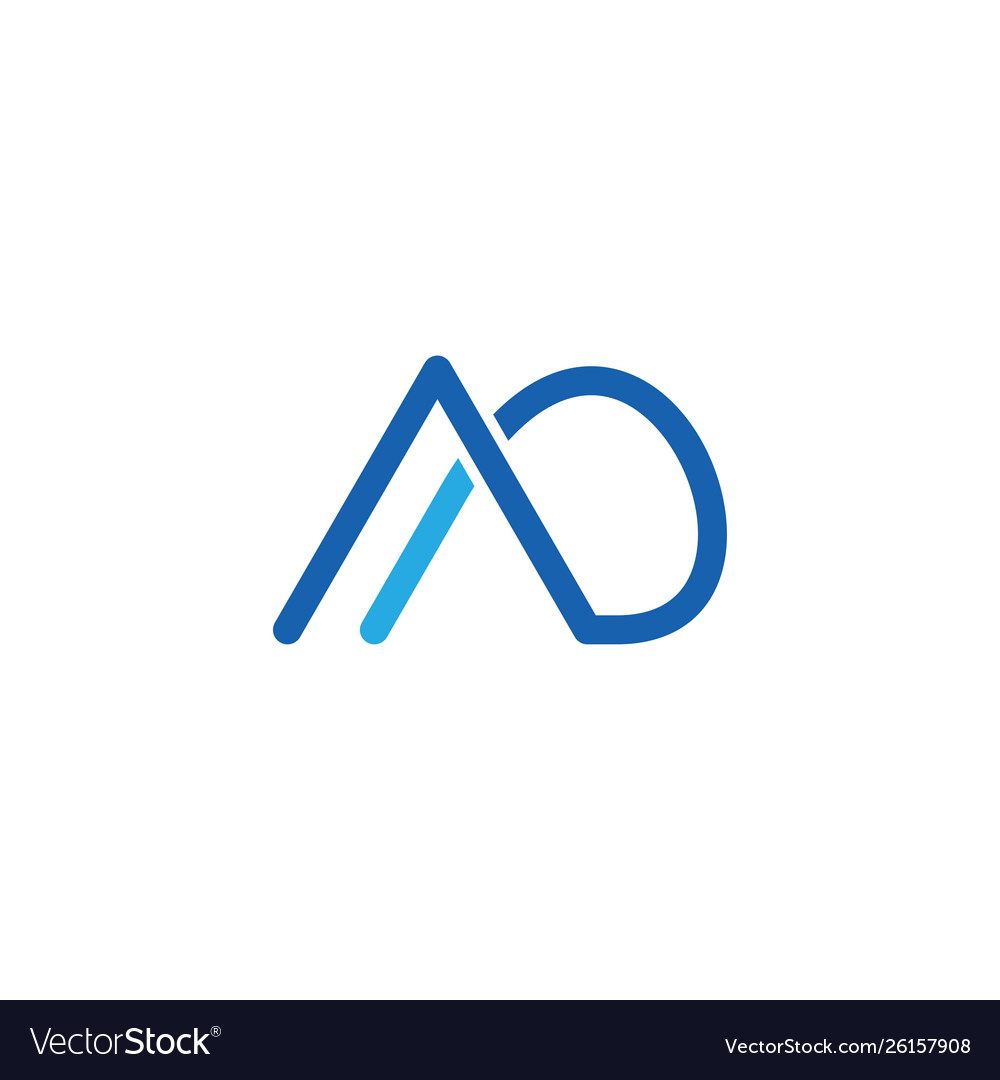 Initials logo template Royalty Free Vector Image