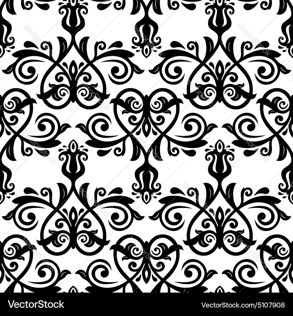 Seamless orient background Royalty Free Vector Image