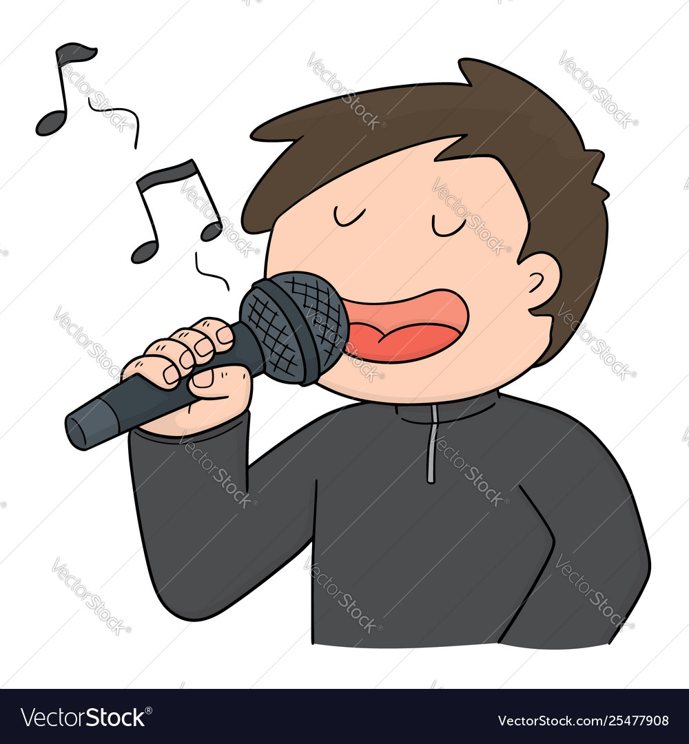 Singer Royalty Free Vector Image - VectorStock