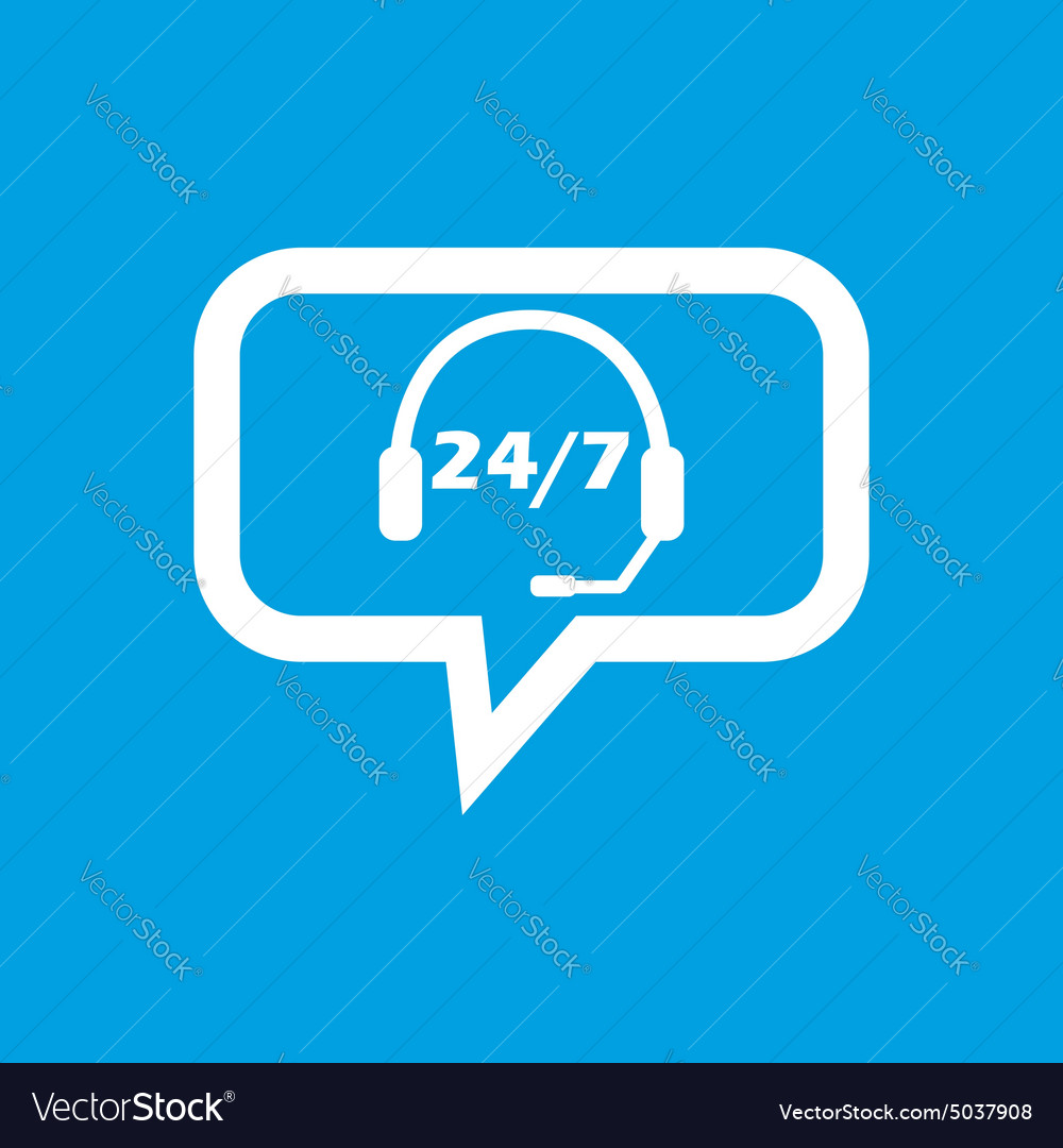 Support message icon Royalty Free Vector Image