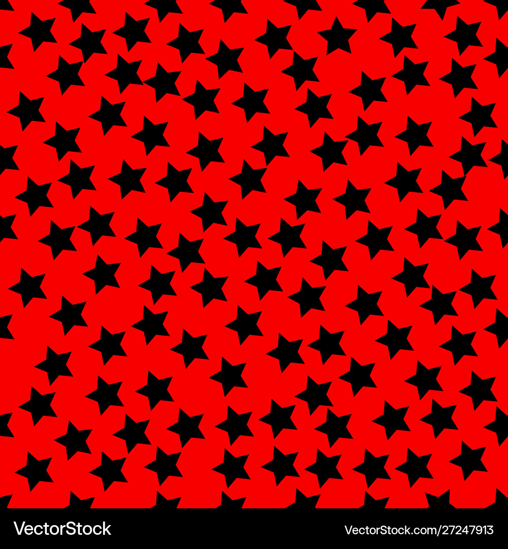 Abstract seamless wallpaper with stars black Vector Image