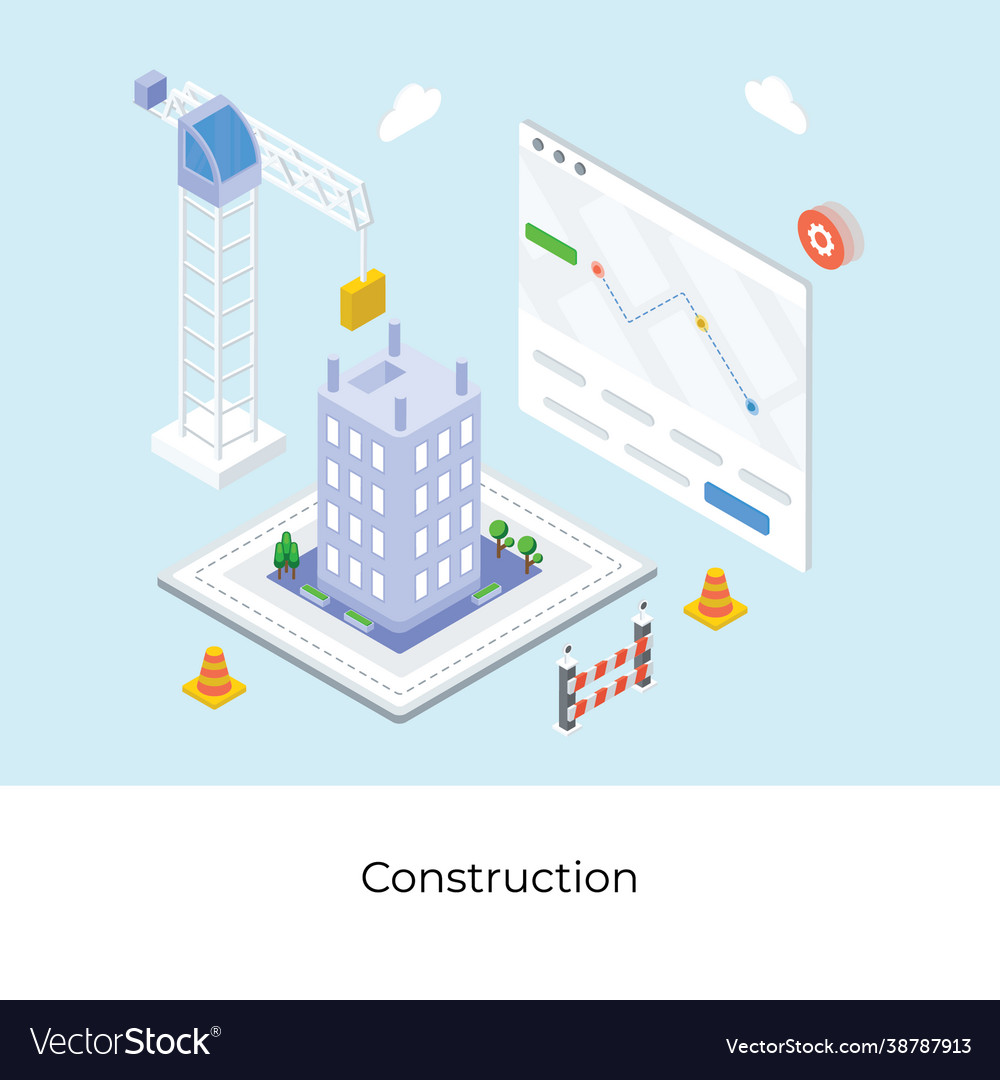 Construction Royalty Free Vector Image - VectorStock