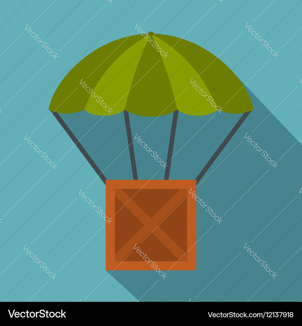 Balloon icon flat style Royalty Free Vector Image