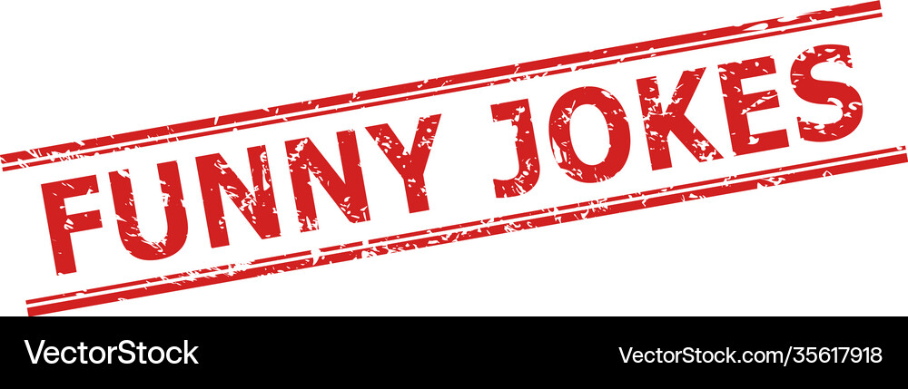 Funny jokes watermark with unclean texture Vector Image