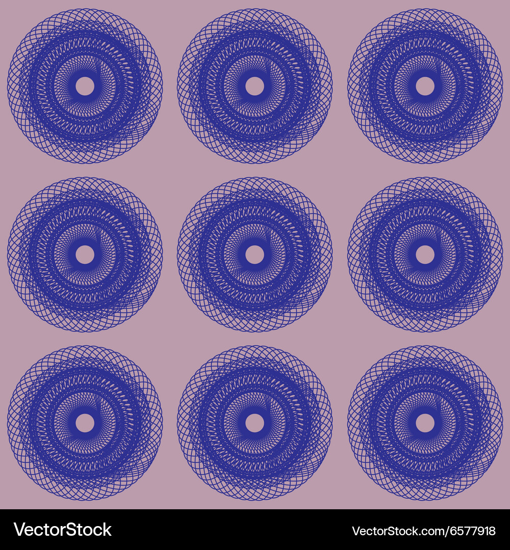 Indigo abstract flowers on peach colored Vector Image