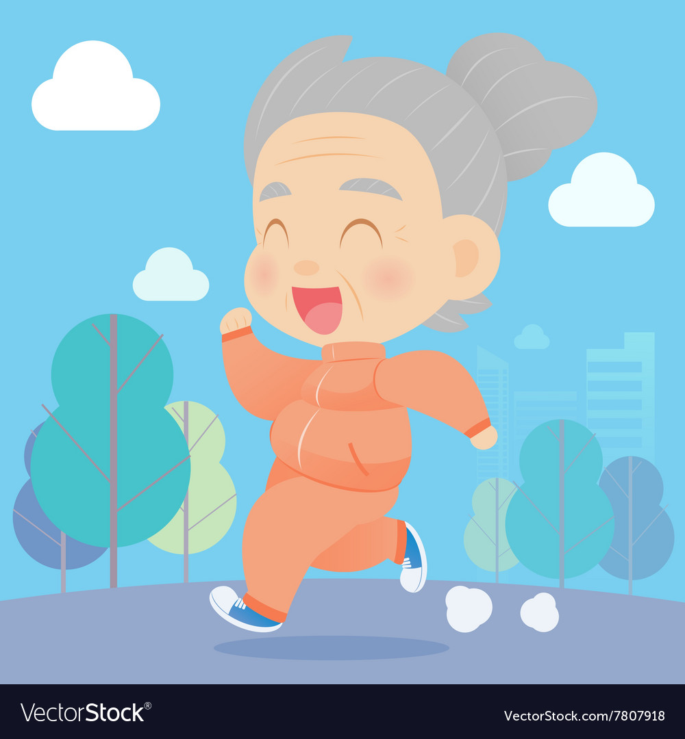 Jogging Royalty Free Vector Image - VectorStock