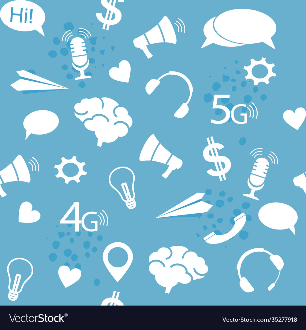 Seamless blue web pattern i Royalty Free Vector Image