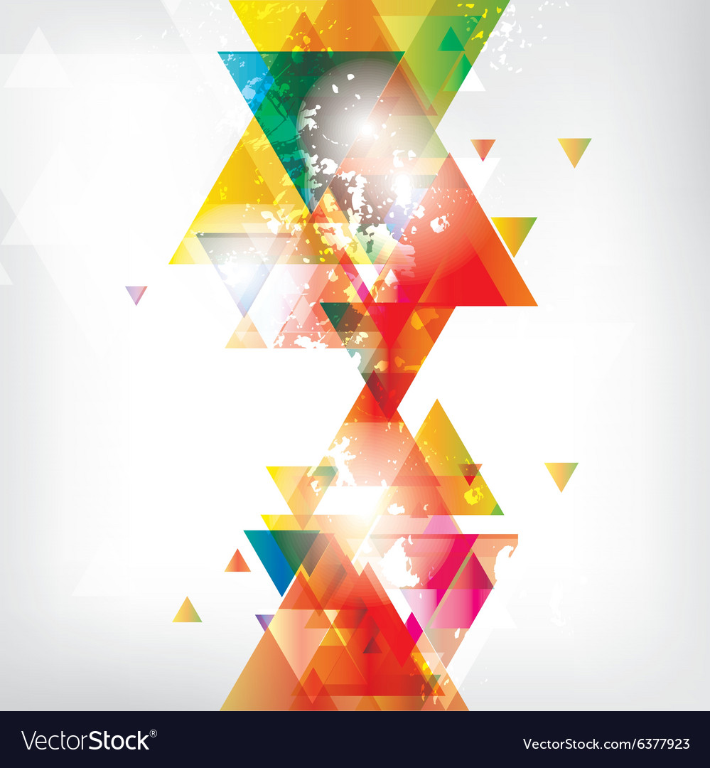 Abstract background with colored elements Vector Image