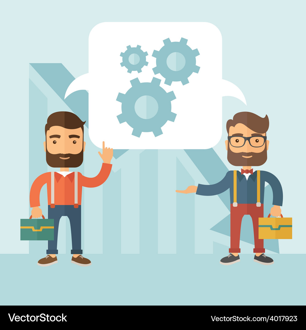 Business brainstorming Royalty Free Vector Image