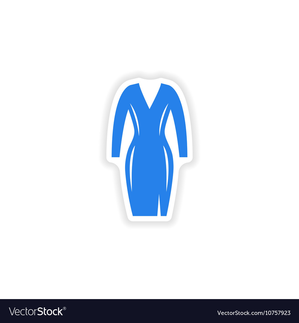 Concept Stylish Paper Sticker On White Background Vector Image