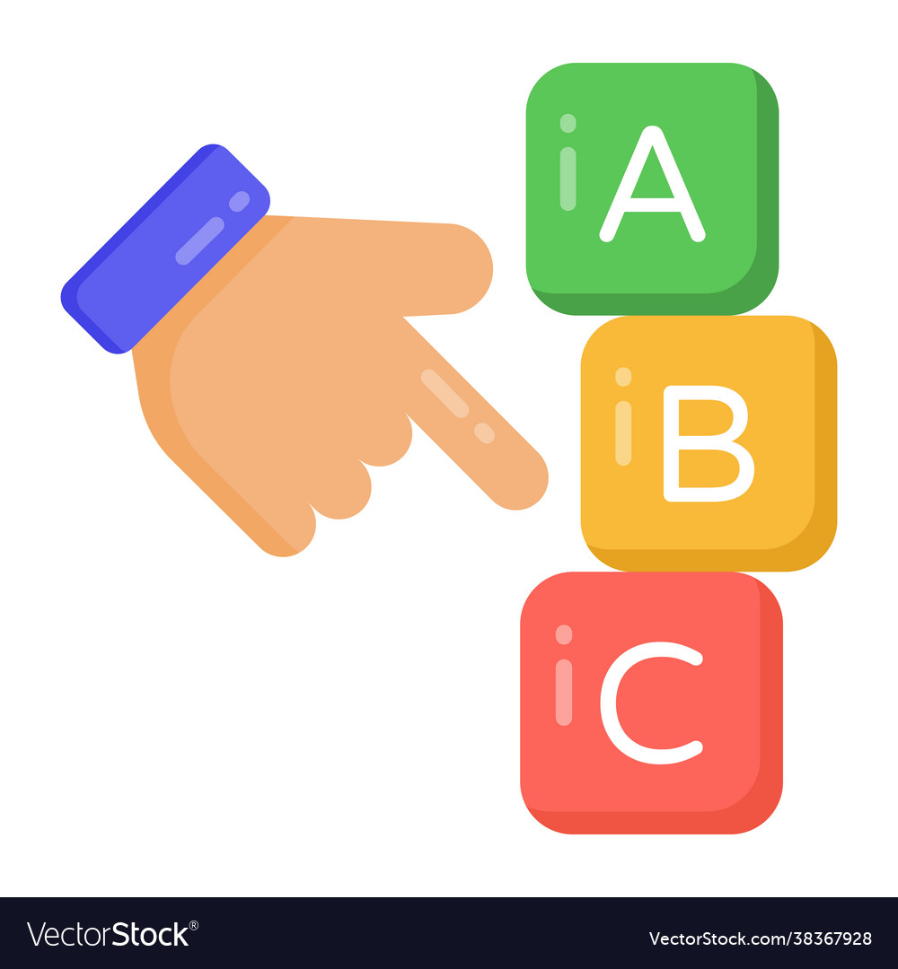 Alphabet learning Royalty Free Vector Image - VectorStock